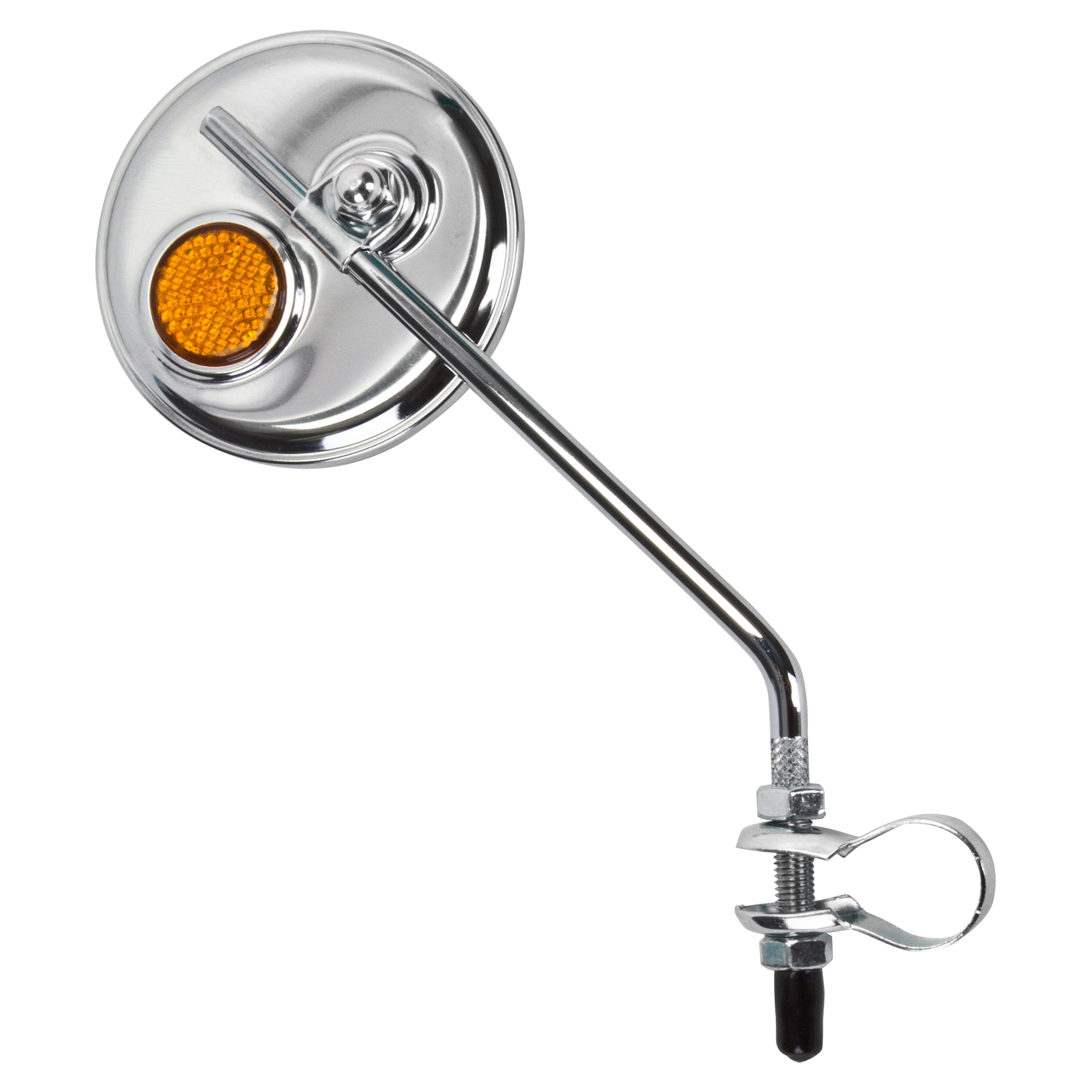 SUNLITE Round Mirror w/Yellow Reflector – Midwest Cyclery KC